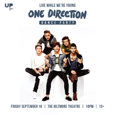 Tickets | One Direction Party | Biltmore Theatre