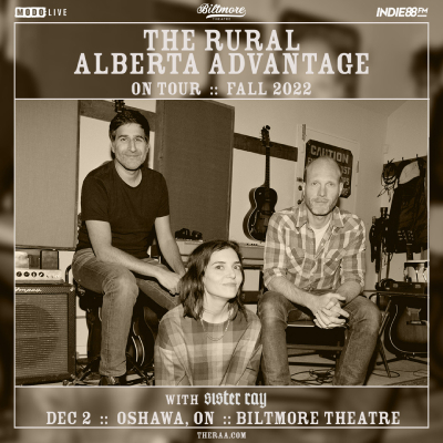Tickets | Rural Alberta Advantage | Biltmore Theatre